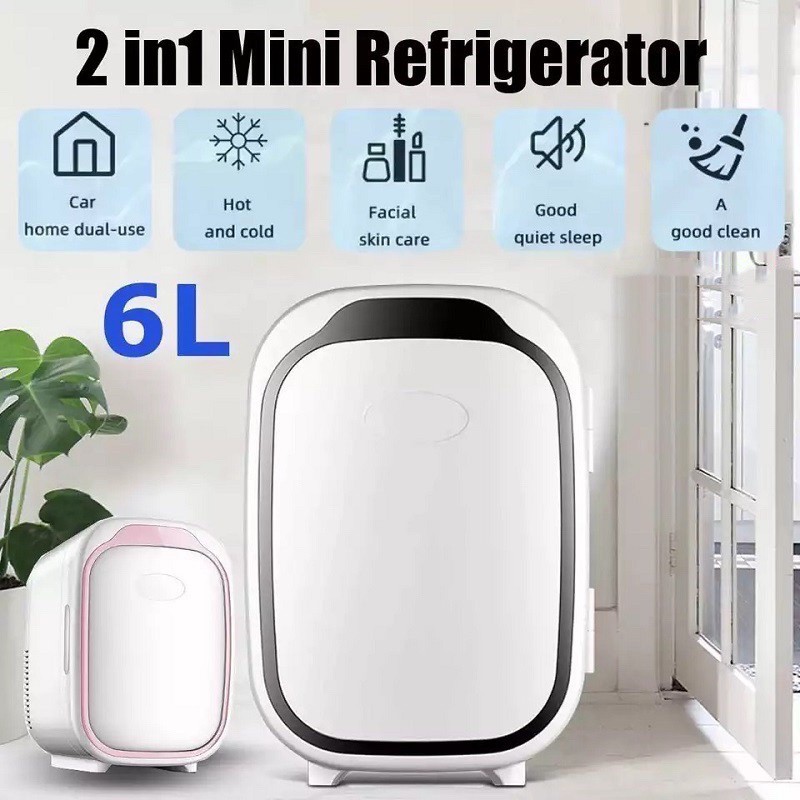 6L Mini Refrigerator 12V Car Refrigerator 220V Single Door Car Home ...