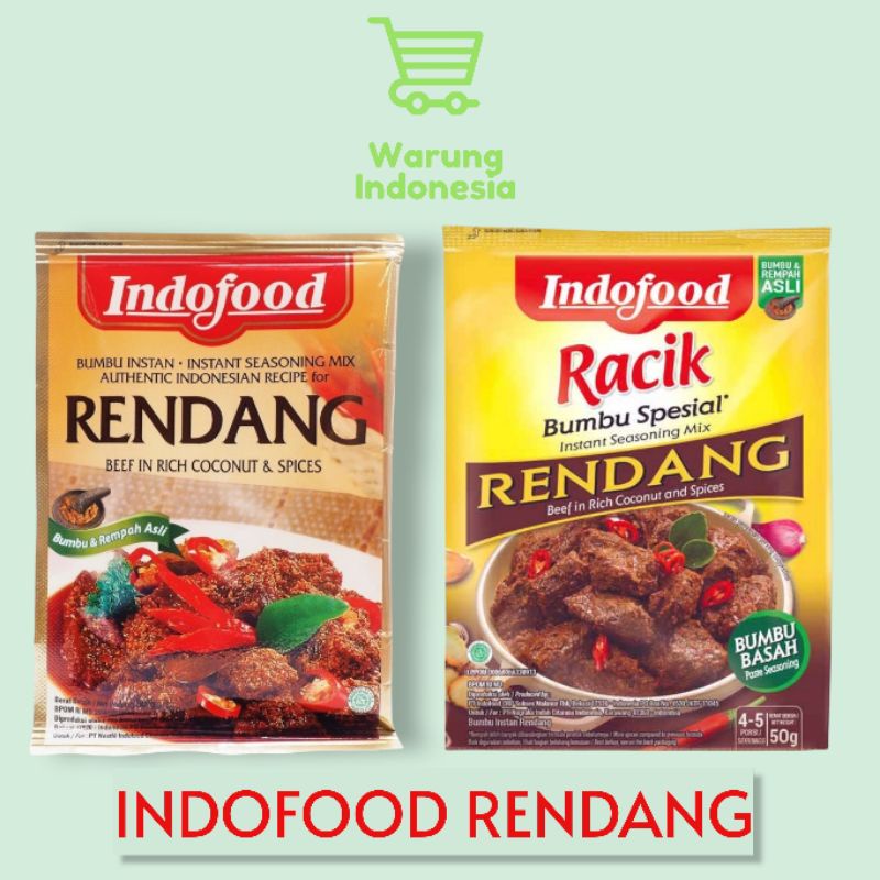 Bumbu Indofood RENDANG INDONESIA / Sos Perencah / Food Paste Pes ...