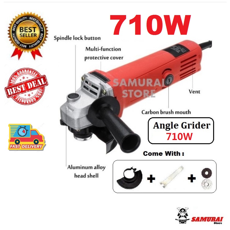 Samurai Store - 710W Multi-function 11000RPM Small Angle Grander ...