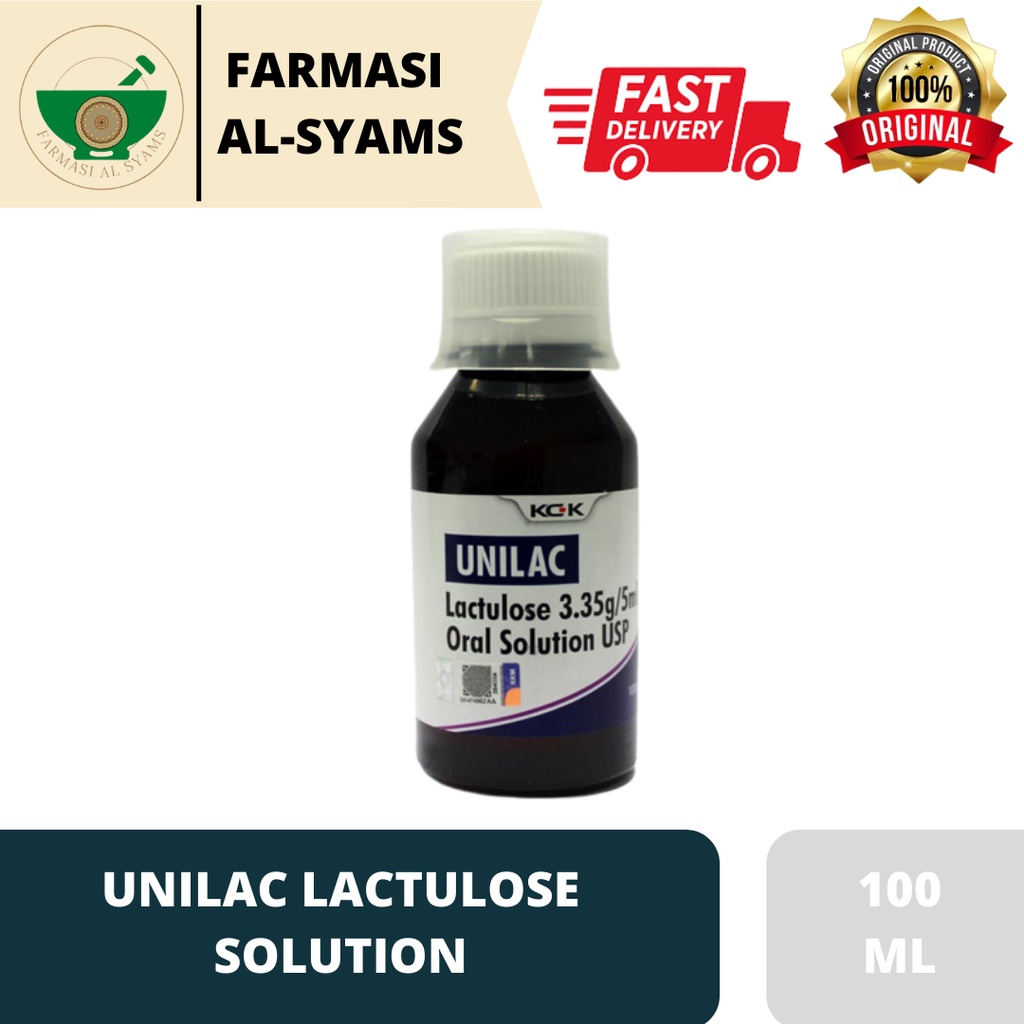 UNILAC LACTULOSE 100ML UNTUK MASALAH SEMBELIT | Shopee Malaysia