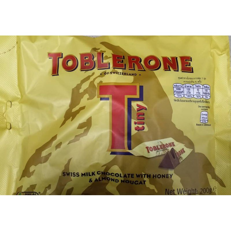 TOBLERONE SWISS MILK CHOCOLATE WITH HONEY & ALMOND NOUGAT( 2 PACKET ...