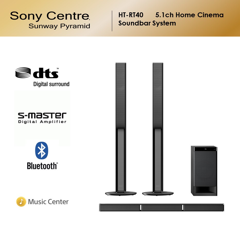 Sony ht rt 40 specifications
