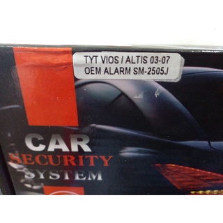 Toyota Vios 2003 - 2007 NCP42 / Altis OEM Plug & Play Car Alarm System ...