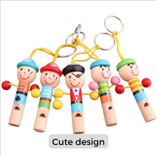 Wooden Whistle Baby Kids Children Educational Musical Playing Cartoon ...