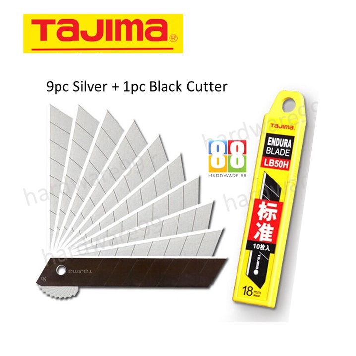 TAJIMA LB50H KNIFE ENDURA BLADE 18MM (10PCS) Heavy Duty | Shopee Malaysia