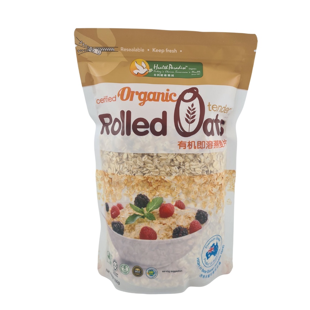 Health Paradise Organic Rolled Oats (500g) | Shopee Malaysia