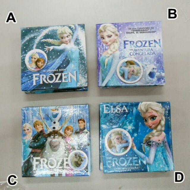 FROZEN ANNA ELSA OLAF KRISTOFF MINI NOTEPAD | Shopee Malaysia