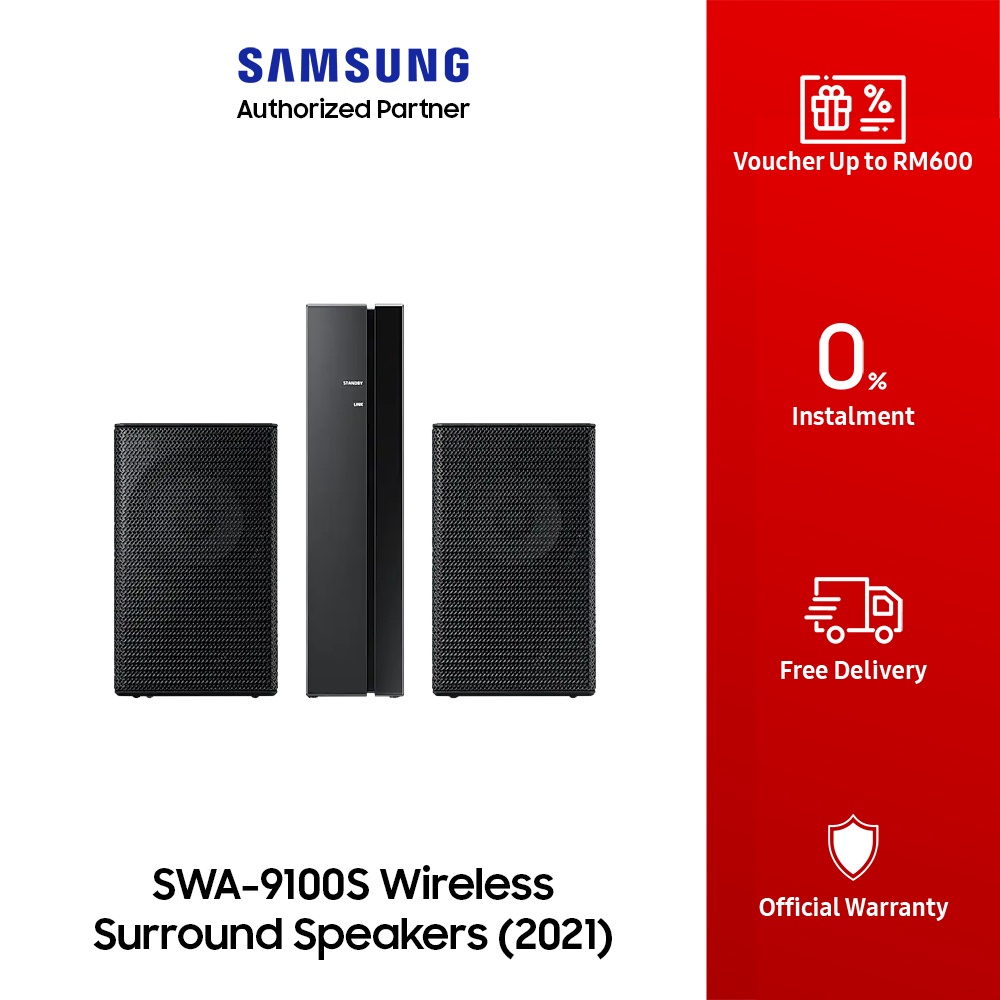 Samsung 9100S (SWA-9100S) Wireless Surround Speakers (2021) | Shopee ...