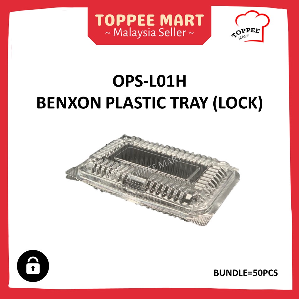OPS-L01H (BUNDLE=±50PCS) BENXON Plastic Tray / Disposable Packaging ...
