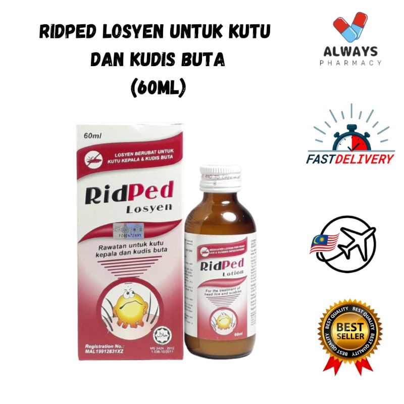 RIDPED LOTION UNTUK KUTU DAN KUDIS BUTA 60ML | Shopee Malaysia