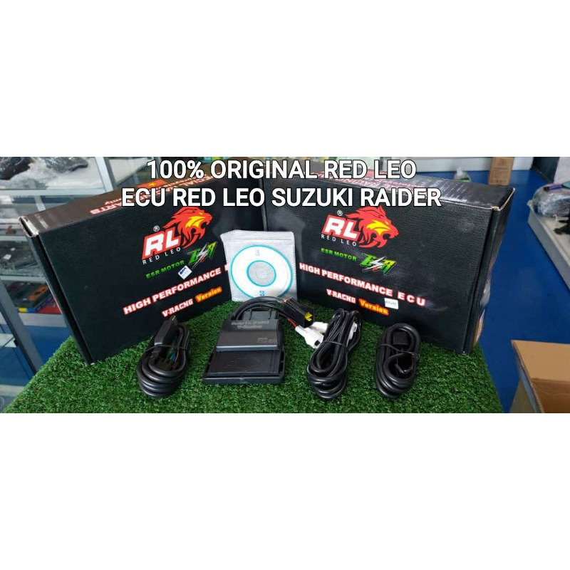 RED LEO ECU V-RACING SUZUKI RAIDER DIJAMIN 100% ORIGINAL DAN HIGH ...