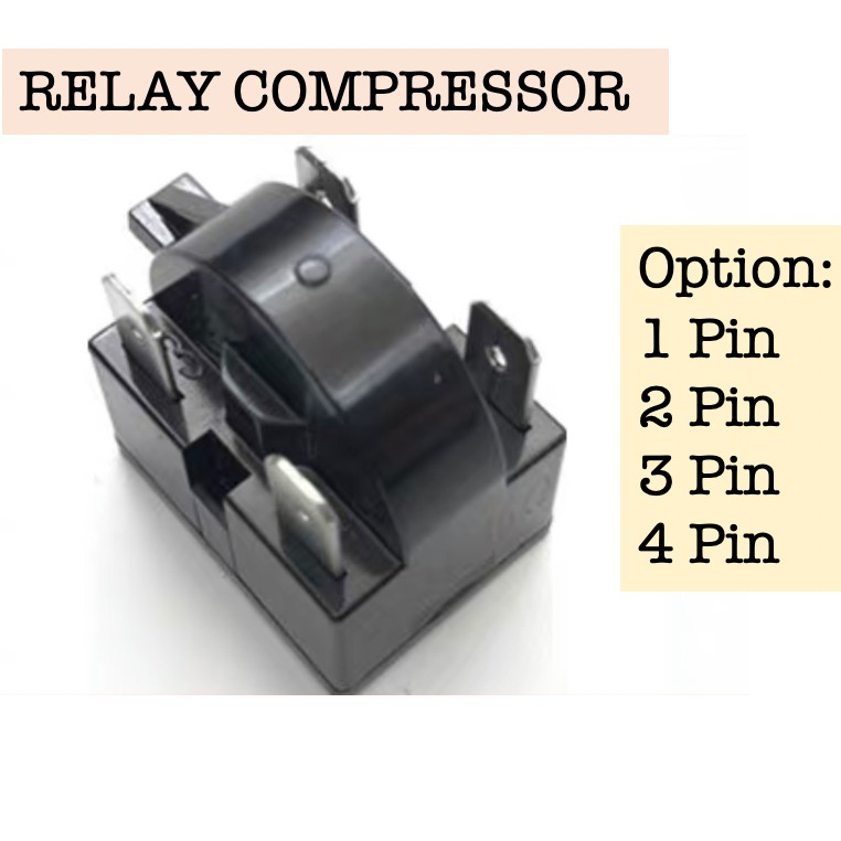 Universal Refrigerator Freezer Relay Compressor 1Pin 2 Pin 3Pin 4Pin ...
