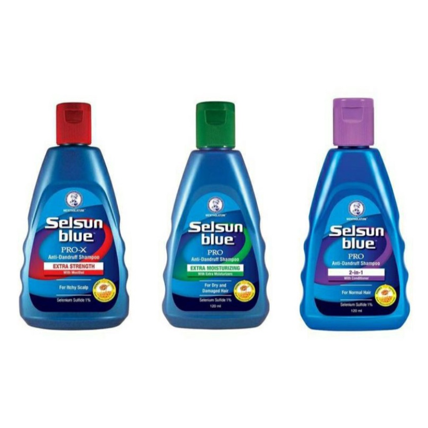 Selsun Blue 120ml & 200ml Anti Dandruff Shampoo 2 in 1 Conditioner ...