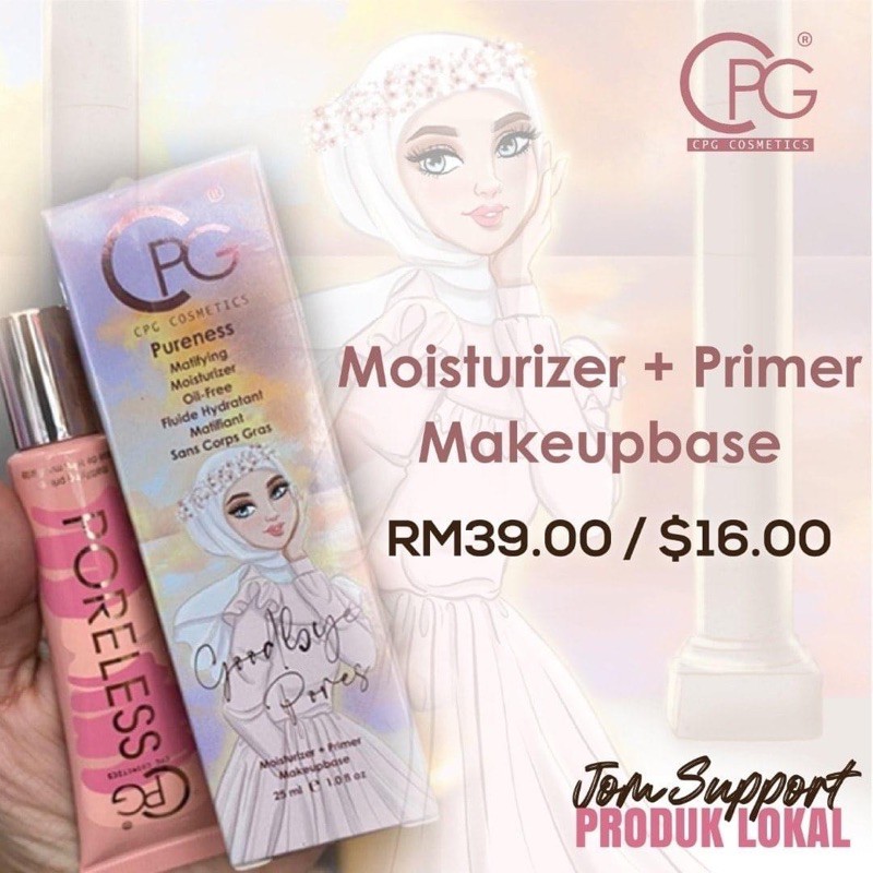 ( CPG COSMETICS ) - MAKE UP BASE PRIMER - Poreless New Packaging ...