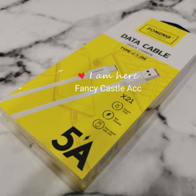 Foneng X21 5A Data Cable | Shopee Malaysia
