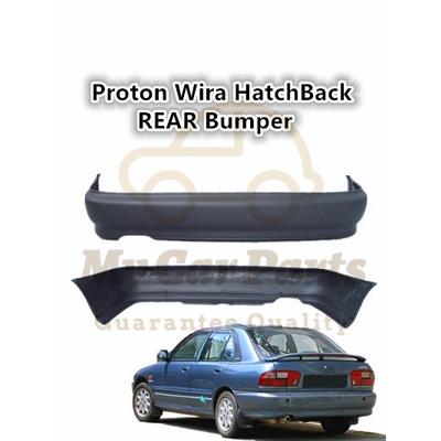 Proton Wira SE HatchBack/Aeroback REAR Bumper BELAKANG (Plastic ...