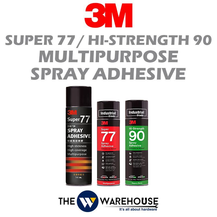 3M Super 77 / Hi-Strength 90 Multipurpose Spray Adhesive | Shopee Malaysia