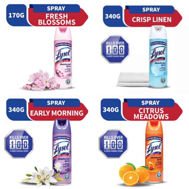Lysol Disinfectant Spray - Ready Stock | Shopee Malaysia