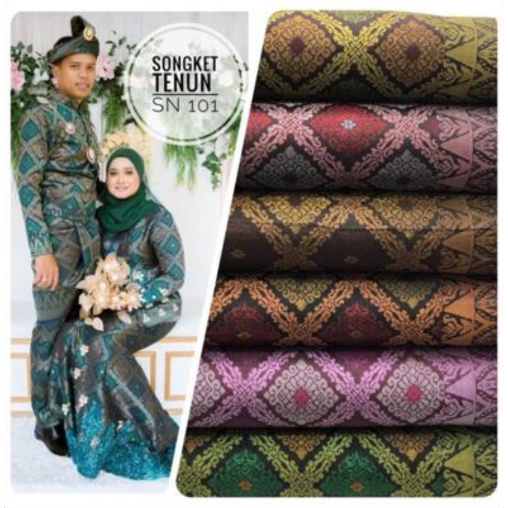 Songket tenun kain pasang / Songket penuh esklusif. | Shopee Malaysia