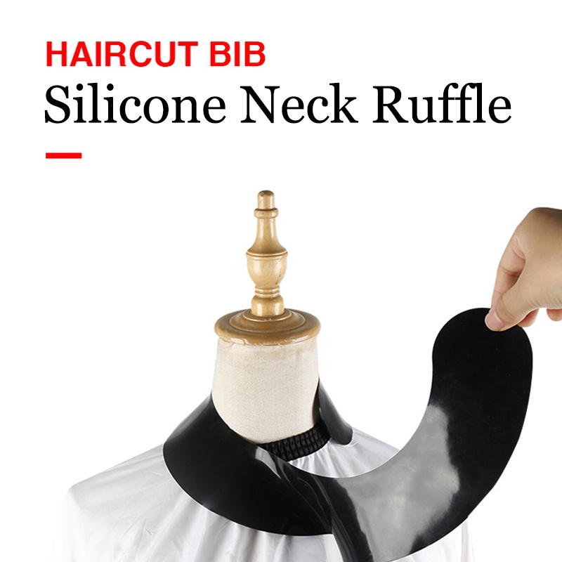 Haircut Shoulder Neck Shutter Ruffle Wrap Neck Shield Clasp Design Hair ...