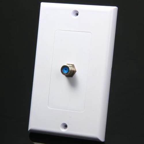 TL - 033 118 MM F TYPE CATV AUDIO VIDEO WALL FACE PANEL (WHITE ...