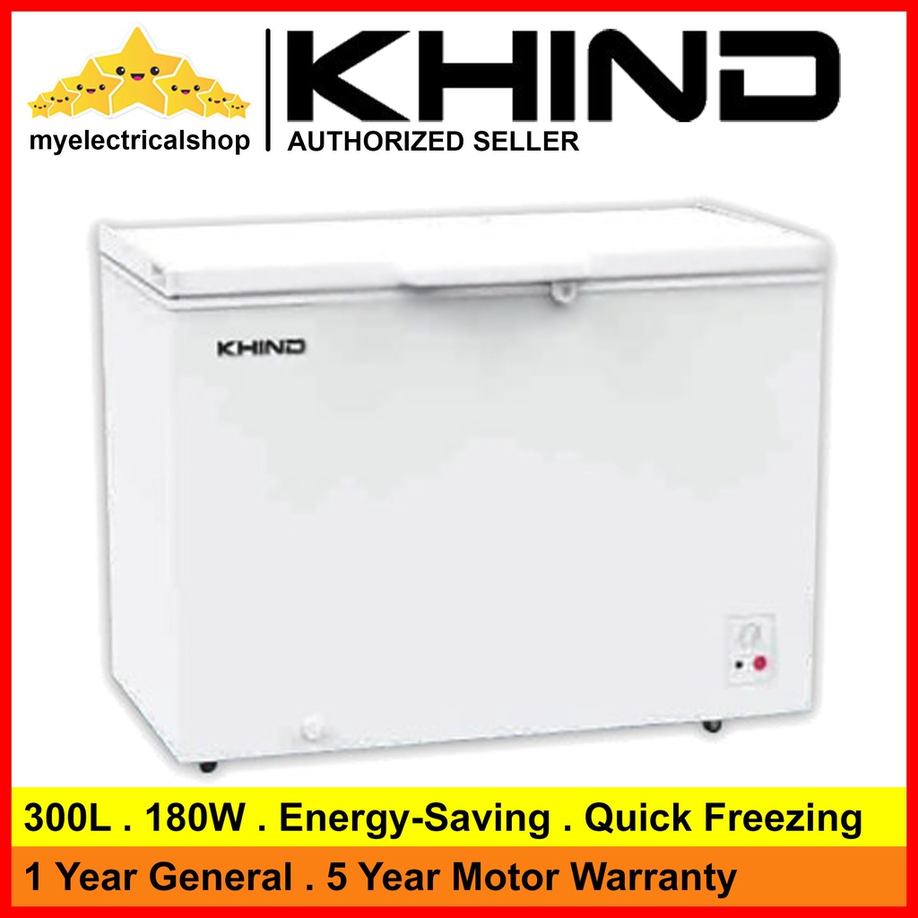 Khind Chest Freezer (295L) FZ295 | Shopee Malaysia
