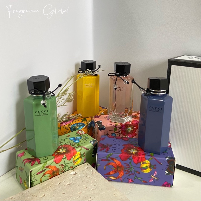 Original Gucci set mini perfume Gucci flora limited edition | Shopee ...