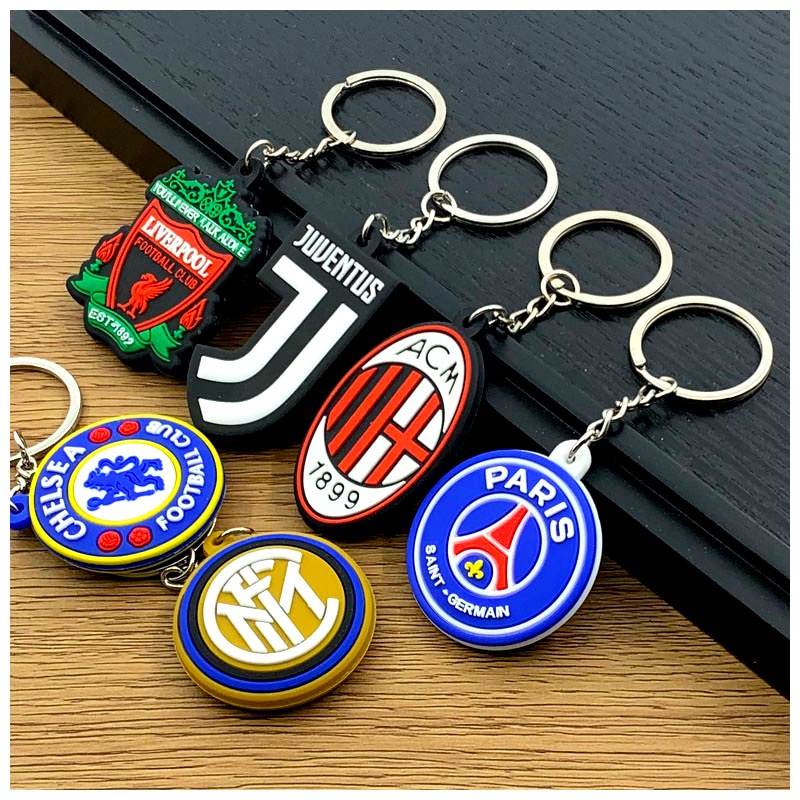 Football Club Football Team PVC Keychain. (5cm x 5cm) | Shopee Malaysia