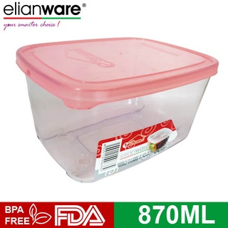 Elianware Rectangular Transparent Airtight Food Keeper Food Storage ...