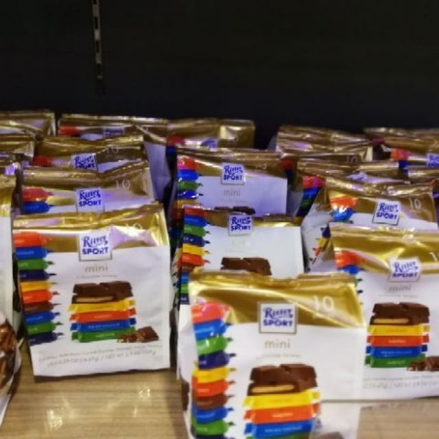 CHOCOLATE RITTER SPORT MINI BAG ( 167G ) ( 10PCS ) | Shopee Malaysia