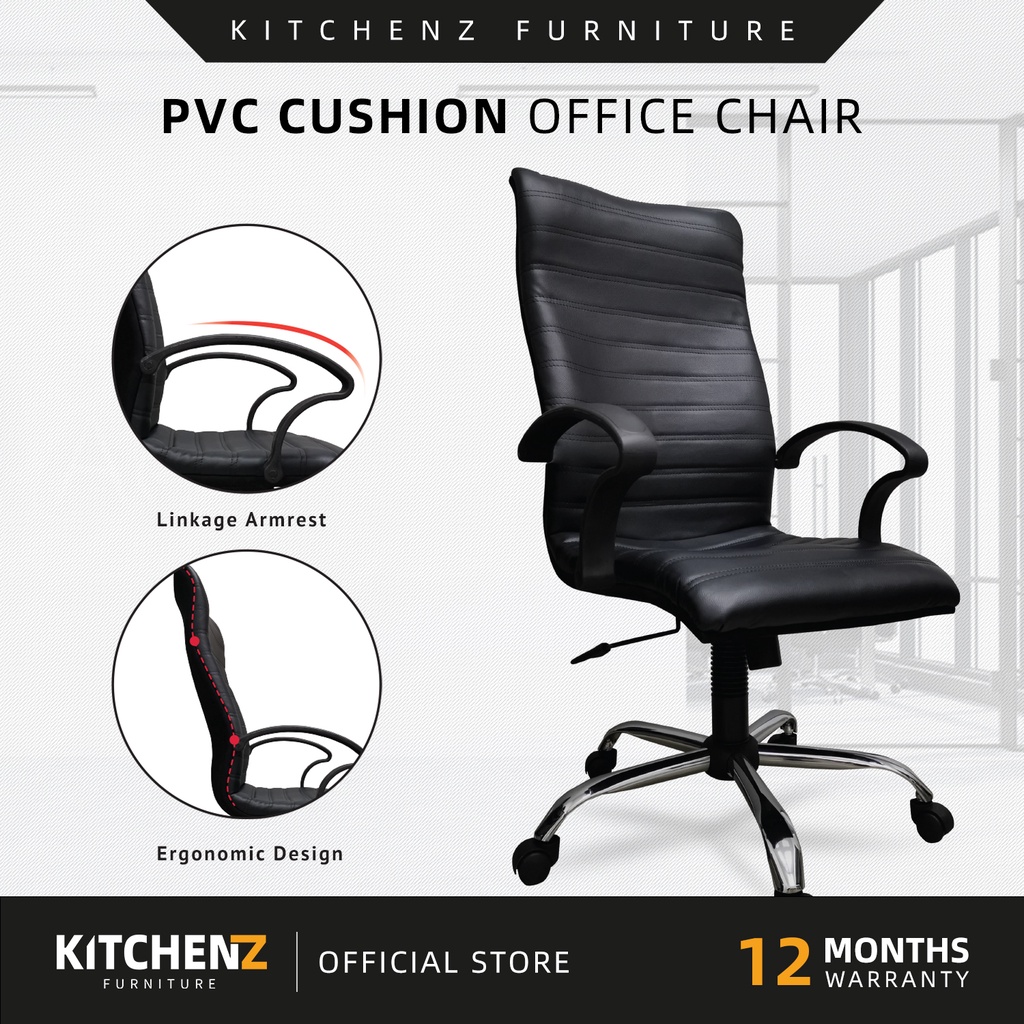 KitchenZ 3V Office Chair Ergonomic Chair Executive Chair High Back ...