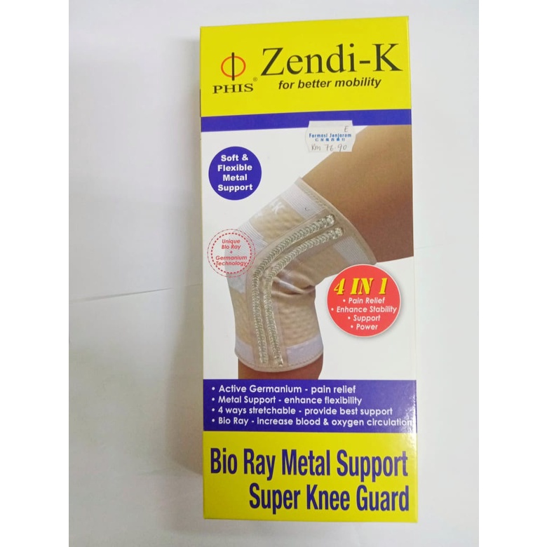 ZENDI BIO RAY METAL KNEE SUPPORT / GUARD | Shopee Malaysia