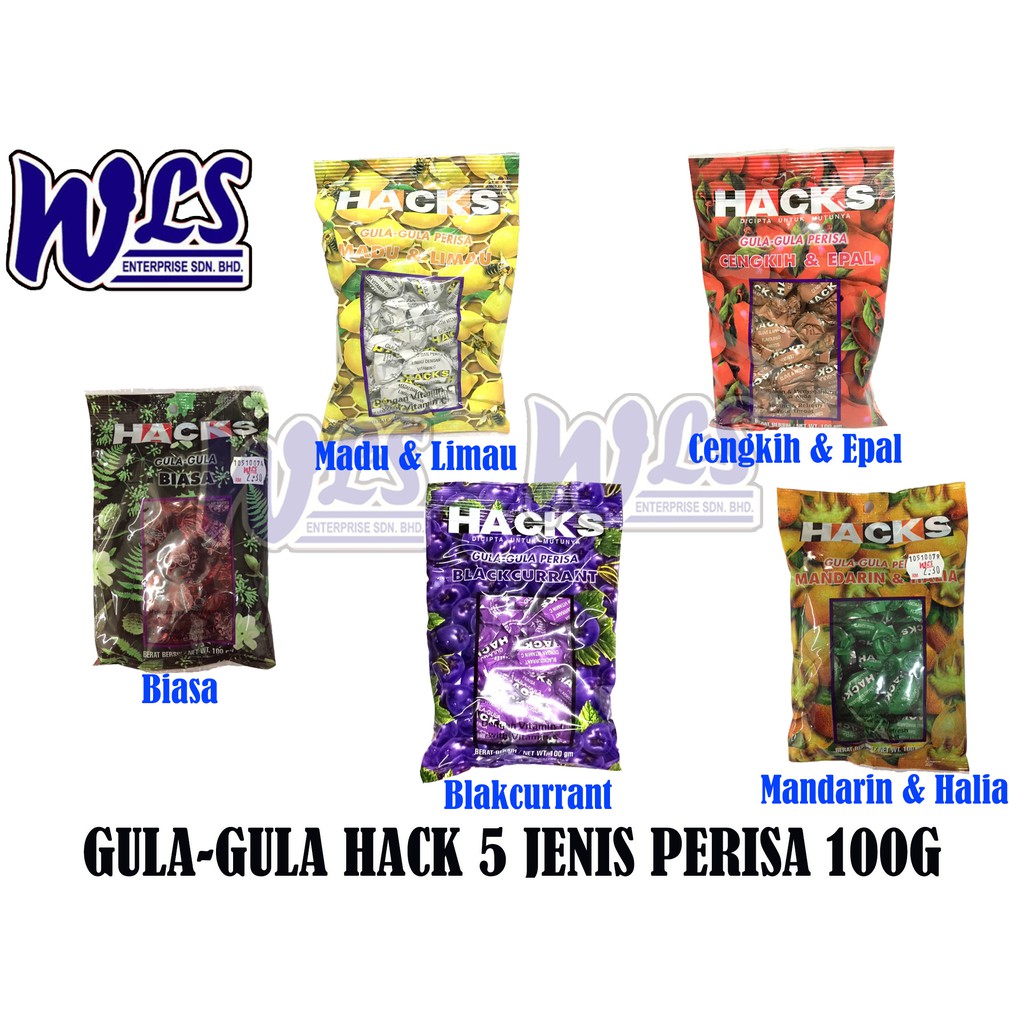 GULA-GULA HACK 5 JENIS PERISA 100G | Shopee Malaysia