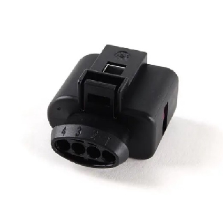 Genuine Audi VW Skoda 4-Pin Electrical Connector 4-Pin Flat Contact ...