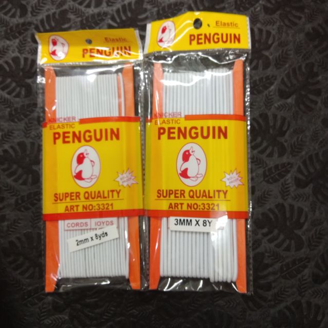 getah seluar getah bulat warna hitam dan putih/getah kain/knicker ...