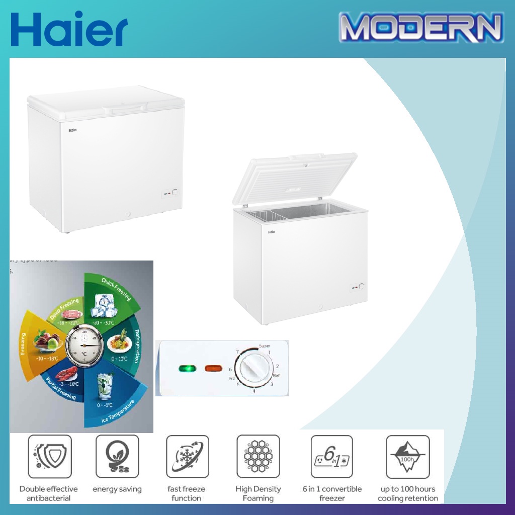 Haier (100L) Chest Freezer BD-138HMC | Shopee Malaysia