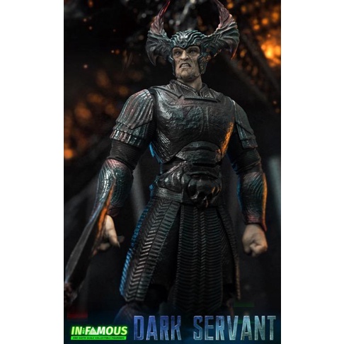 Pre-Order In-Famous 1/6 Dark Servant Steppenwolf Action Figure DC ...