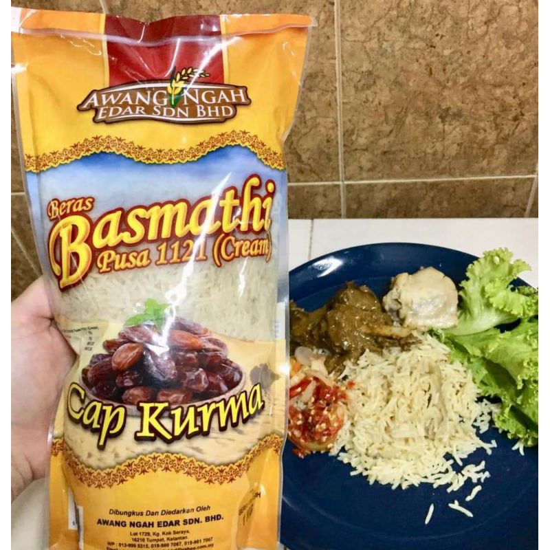 BERAS BASMATHI CAP KURMA 1 KG | Shopee Malaysia