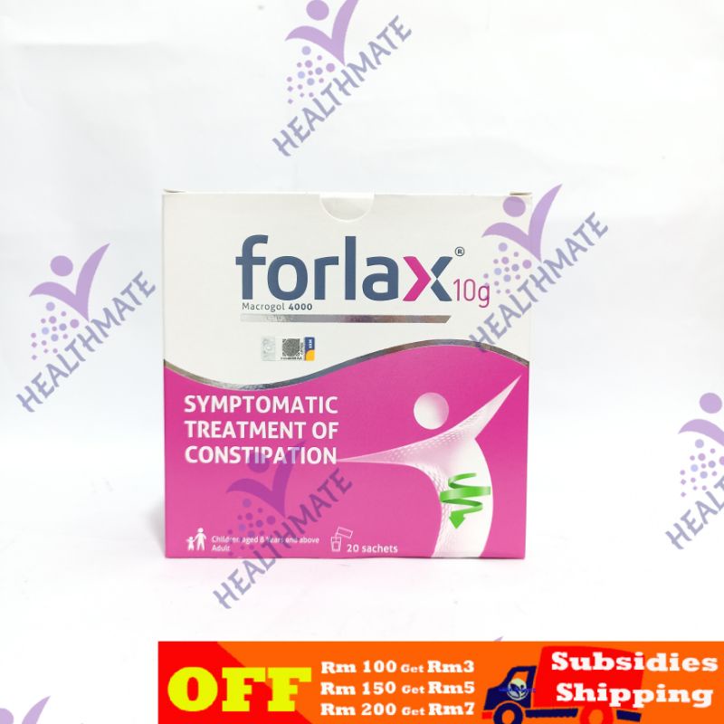 Forlax 10g Powder For Oral Solution Sachets (20's) | Shopee Malaysia