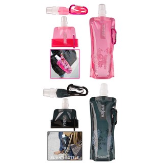Botol Air Sukan Perjalanan Boleh Dilipat Flexible Collapsible Foldable ...