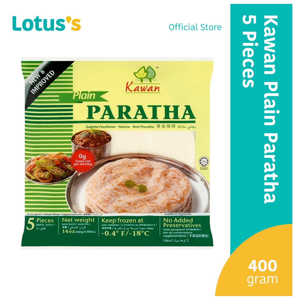Kawan Plain Paratha 5 Pieces 400g | Shopee Malaysia
