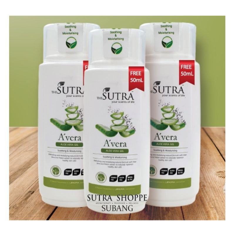 SUTRA AVERA GEL, ALOE VERA, BURN, WOUND, SUNBURN, ALAHAN, ACNE ...