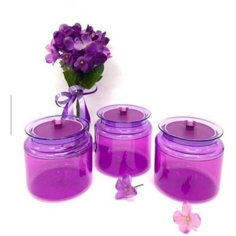 Tupperware CounterPart Purple 900ml (3 pcs) | Shopee Malaysia