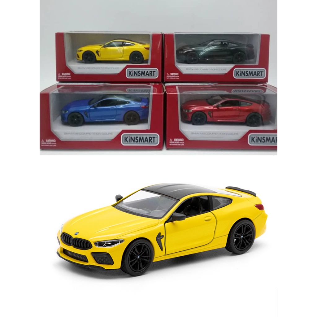 Kinsmart BMW M8 Competition Coupe Scale 1/38 KT5425 Die-Cast Models ...