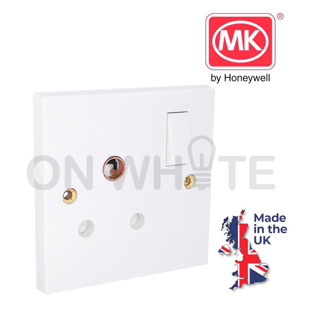 MK🇬🇧 Switch Socket Outlet 15A BAKELITE [ MADE IN ENGLAND ] S/S/O 15A ...