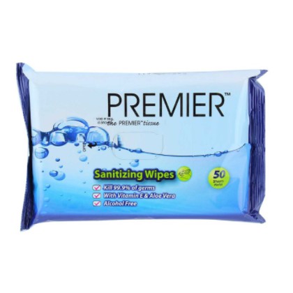 Premier Sanitizing Wipes Tissue (50pcs) | Shopee Malaysia