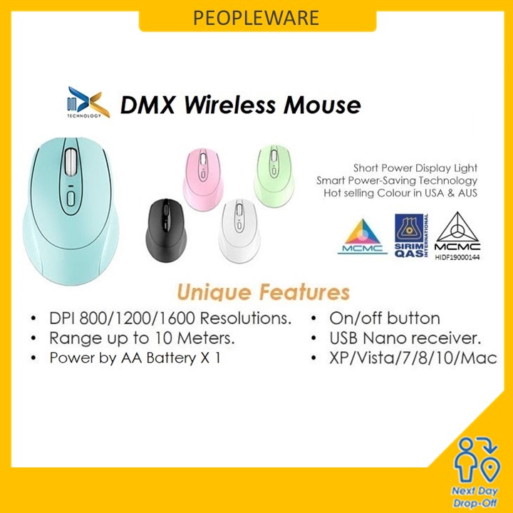 DMX WIRELESS MOUSE MS-D20 (Readystock) | Shopee Malaysia