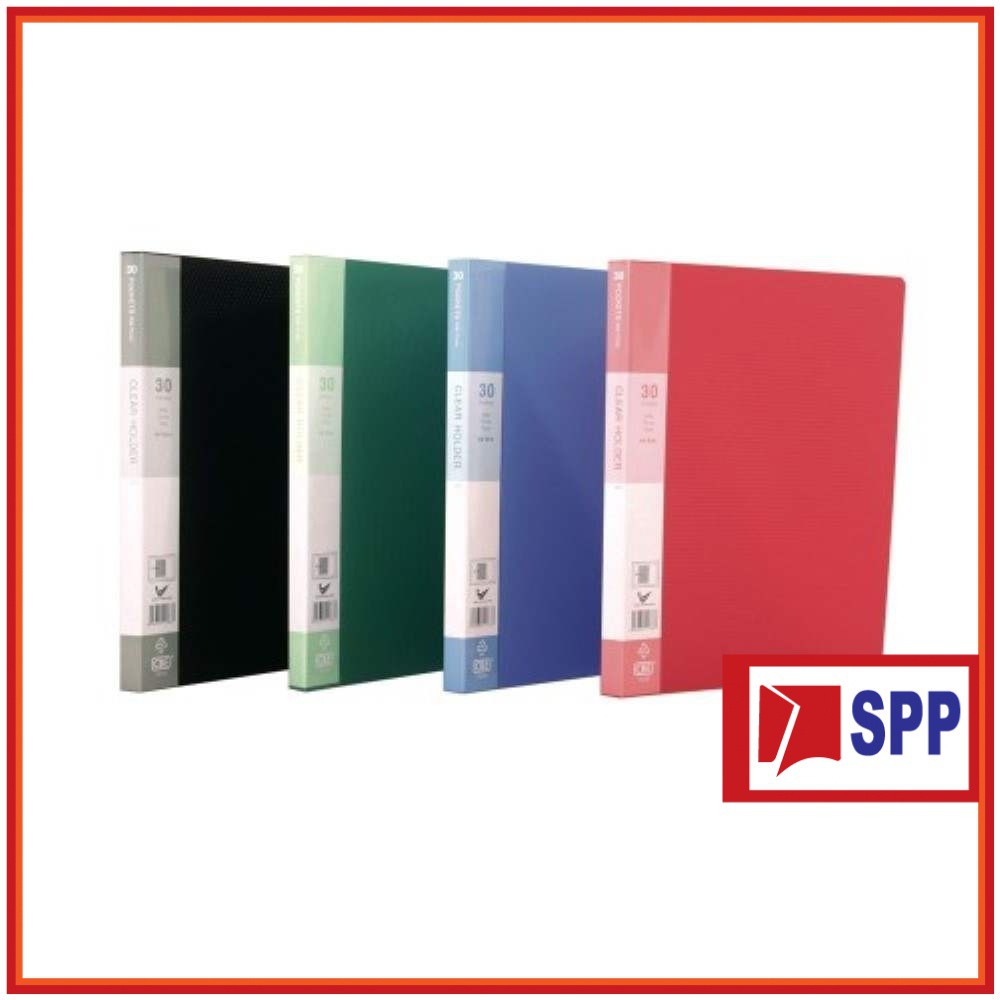 CBE Basal Colour Clear Holder 76030 A4 (30 Pockets) | Shopee Malaysia