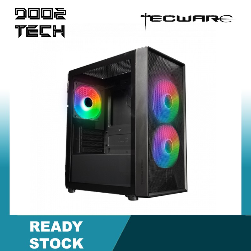 Tecware Forge M2 TG ARGB MATX Gaming Case | Shopee Malaysia Tecware Forge M2 TG ARGB MATX Gaming Case | Shopee Malaysia