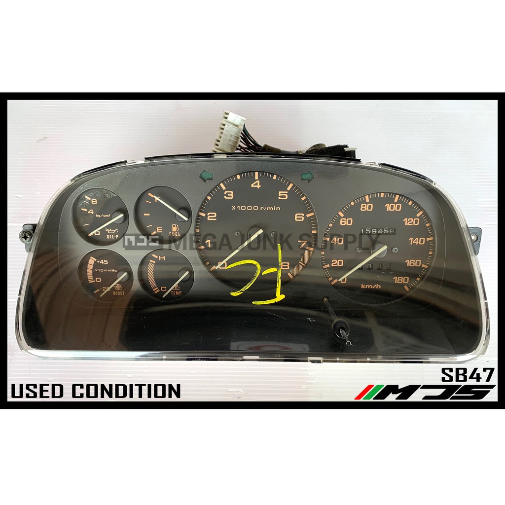 (USED) Mazda RX7 RX-7 FC3S Original JDM Kilometer KM/H Fuel RPM Water ...